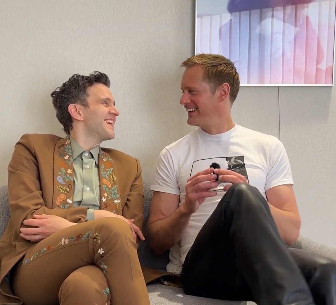 CANNES 2025 · Rencontre avec Alexander Skarsgard et Harry Melling, duo ...